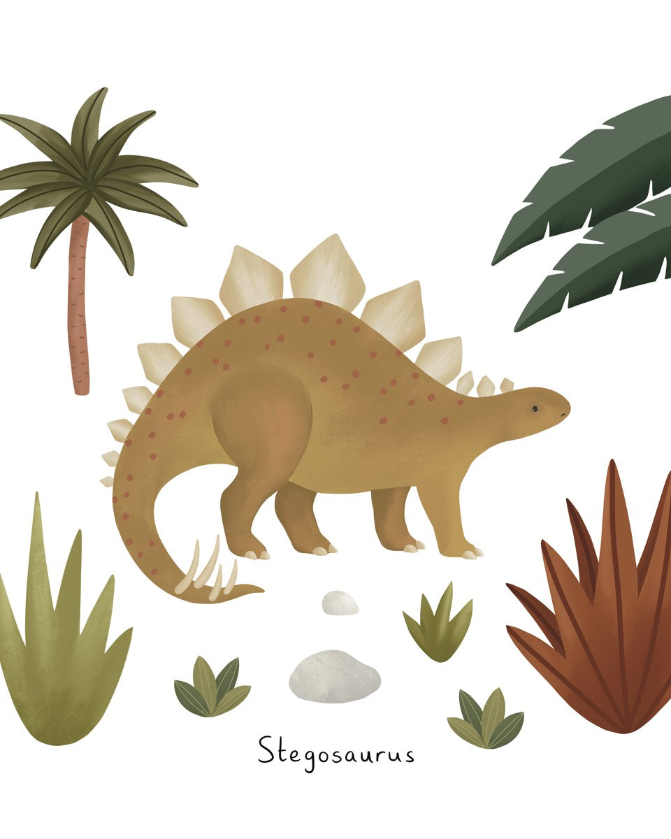 Stegosaurus print – Kid of the Village