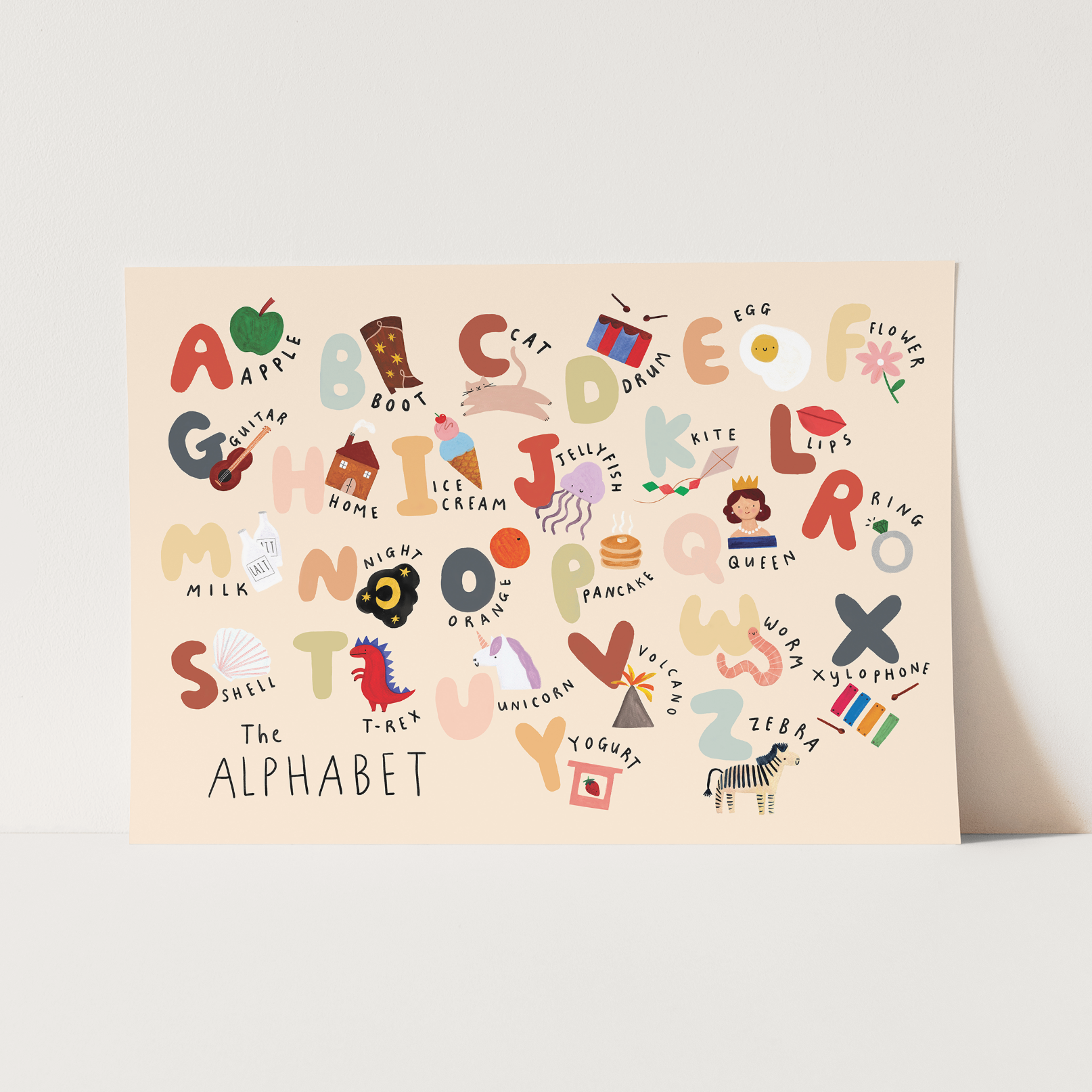 The Alphabet (US spelling) landscape / Fine Art Print – Kid of the Village