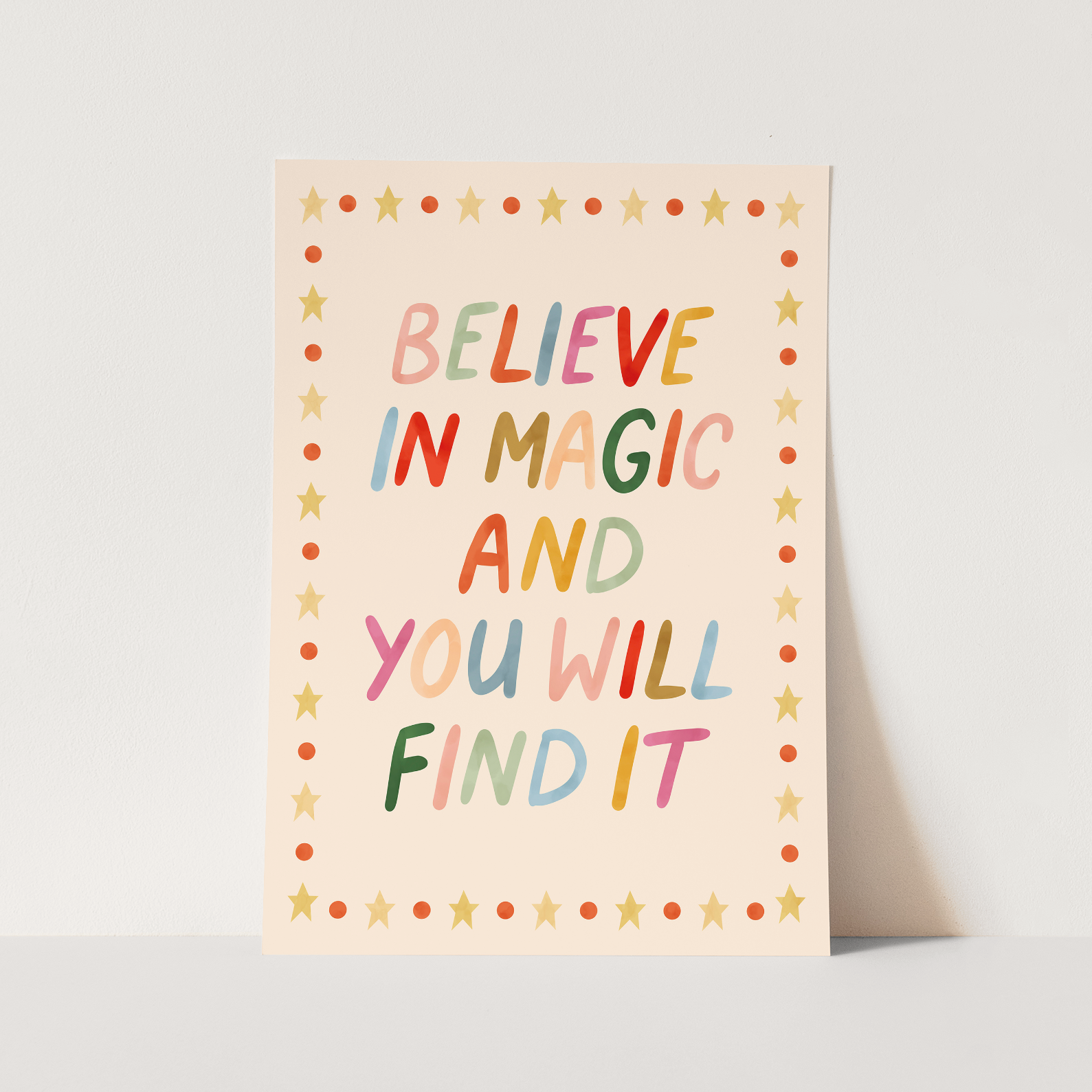 Believe in magic and you will find it / Fine Art Print – Kid of the Village