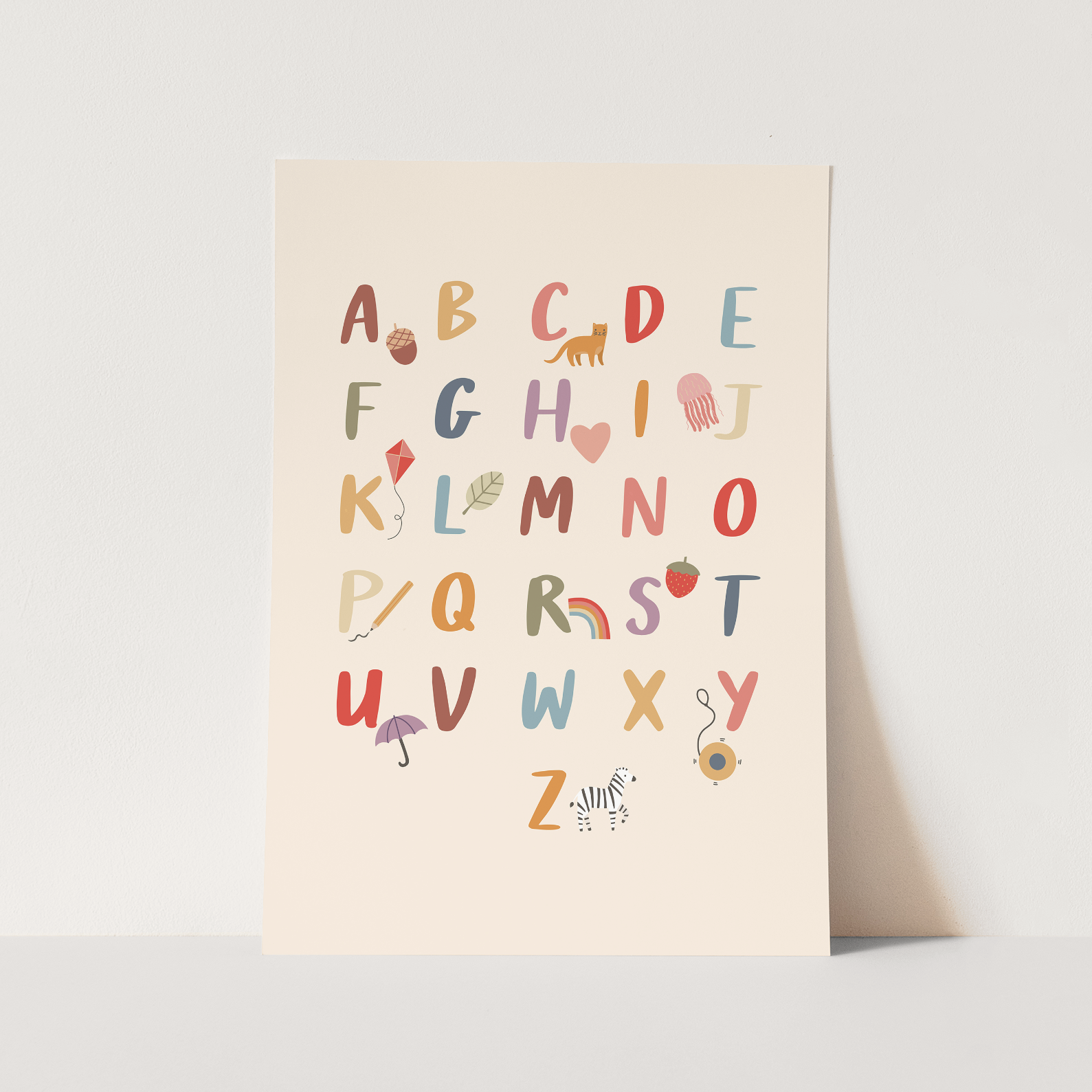 Colourful Alphabet / Fine Art Print – Kid of the Village