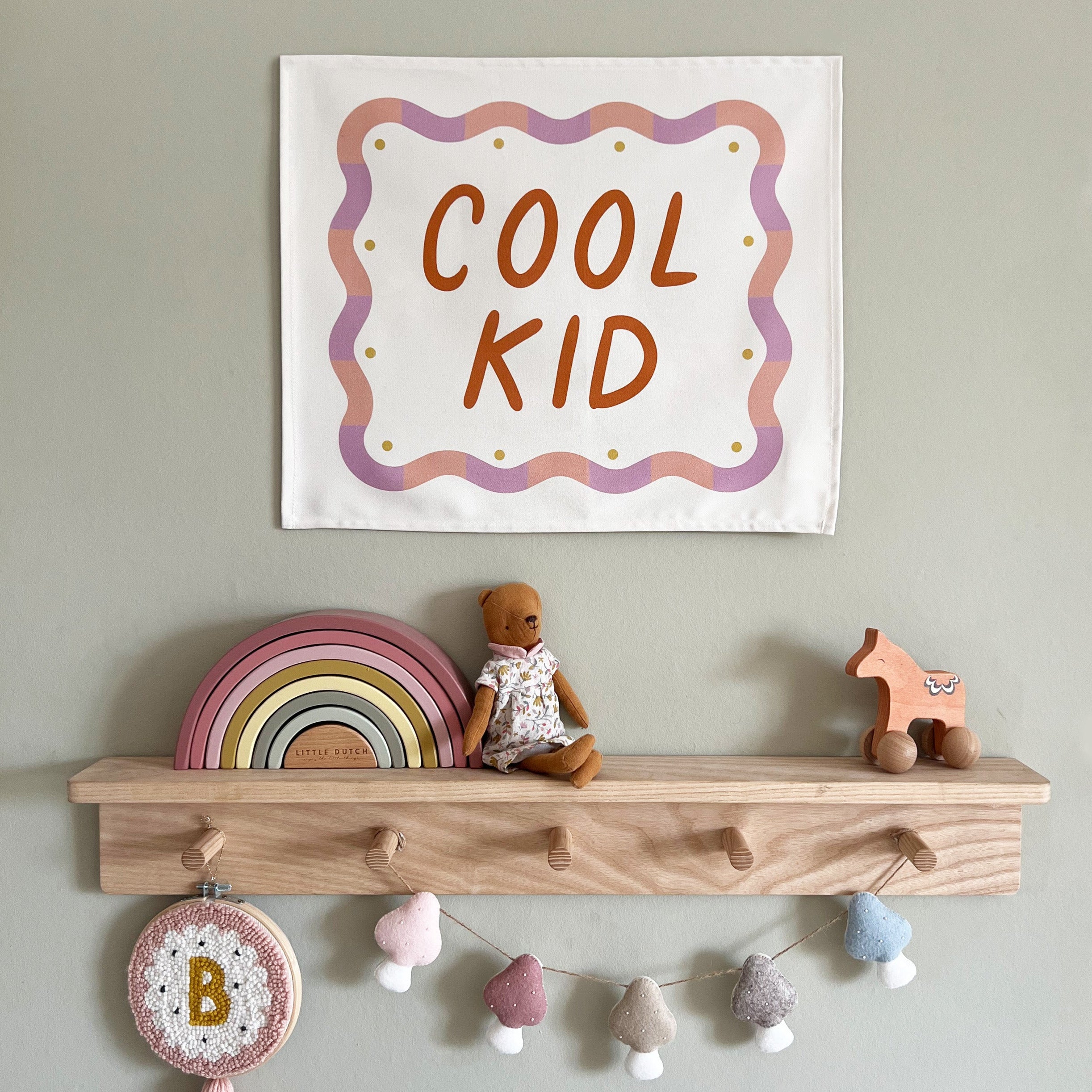Cool Kid banner / orange – Kid of the Village