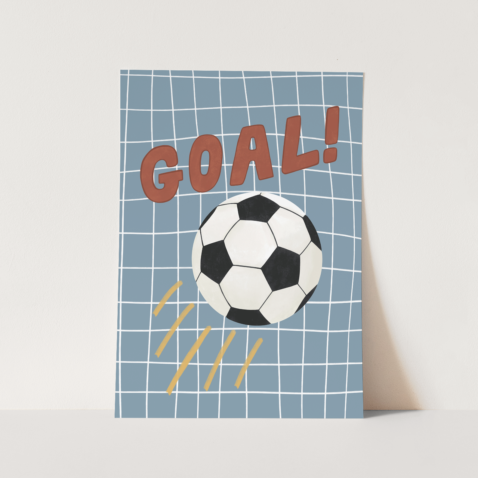 Goal in blue / Fine Art Print – Kid of the Village