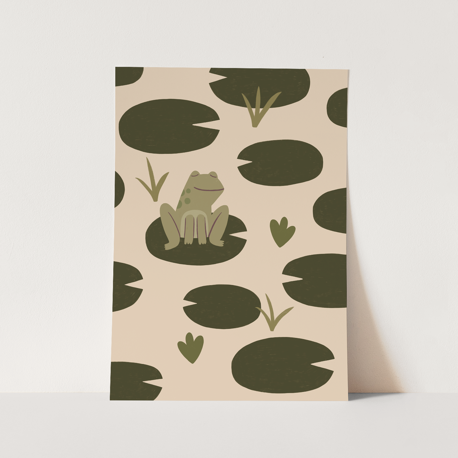 Happy Frog / Fine Art Print – Kid of the Village