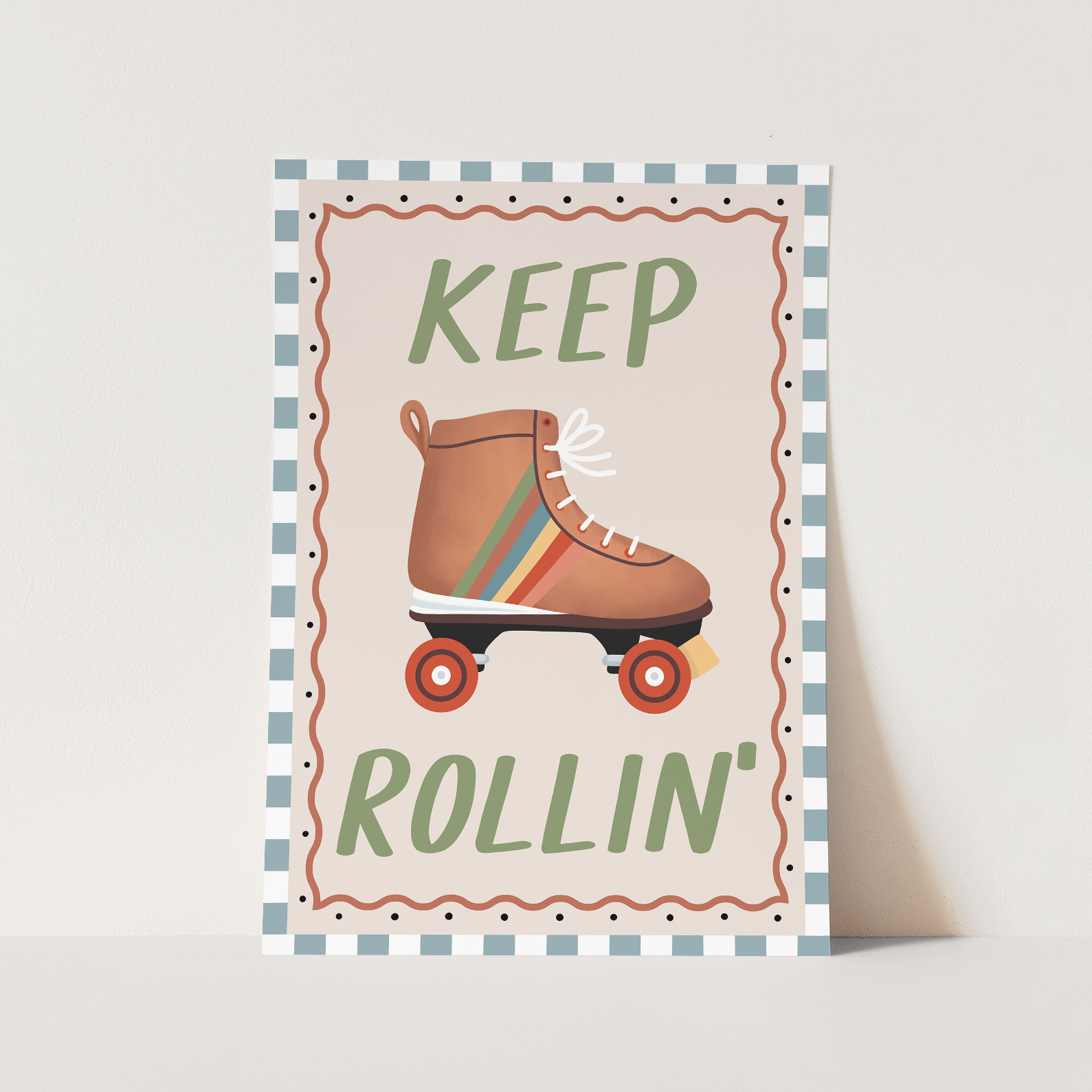 Keep Rollin' / Fine Art Print – Kid of the Village