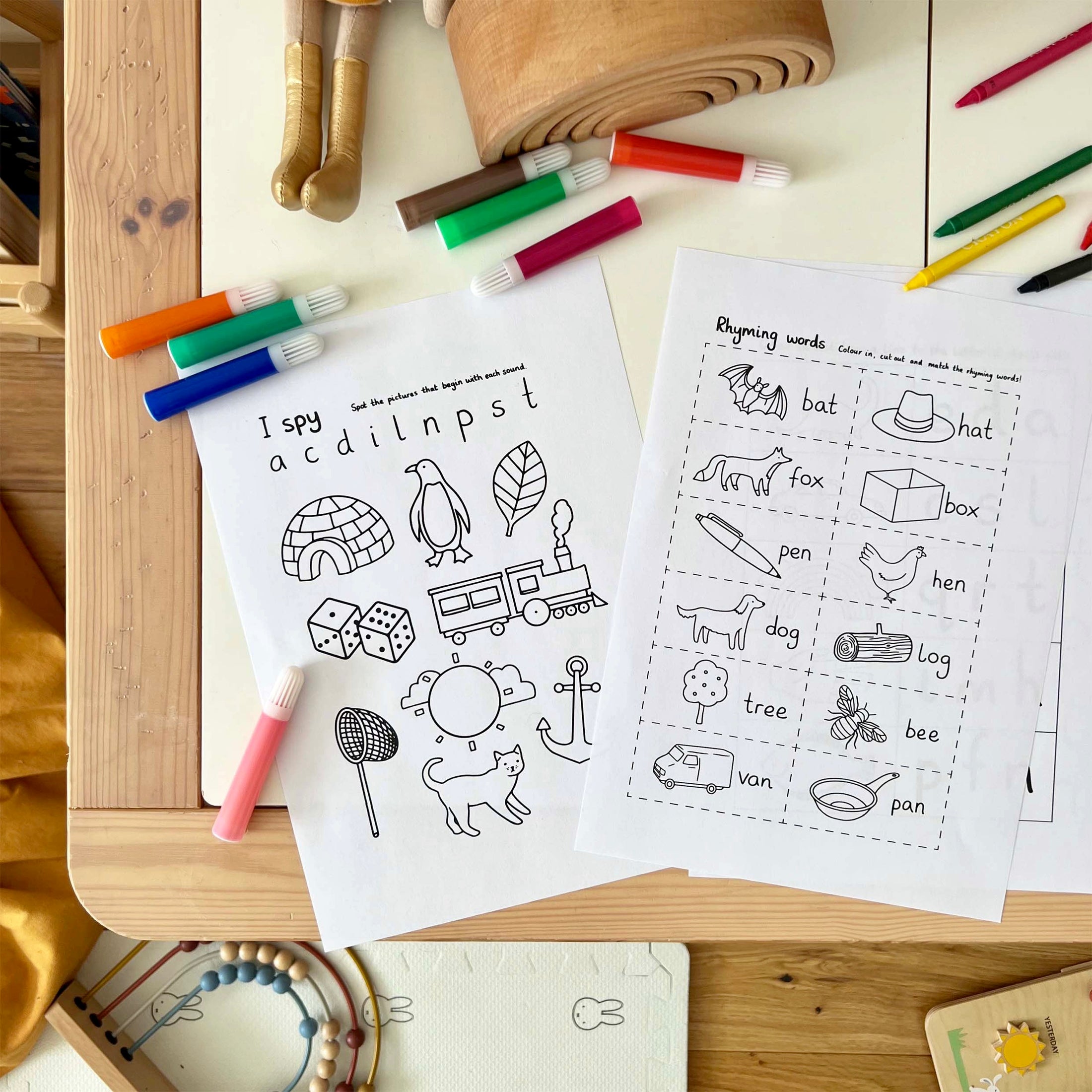 I Spy Phonics Printable – Kid of the Village