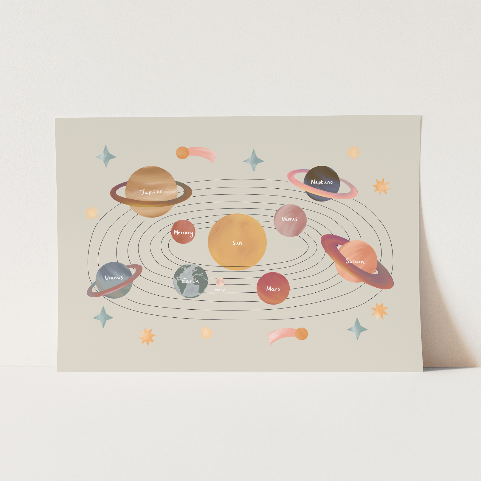 Solar System in stone / Fine Art Print – Kid of the Village