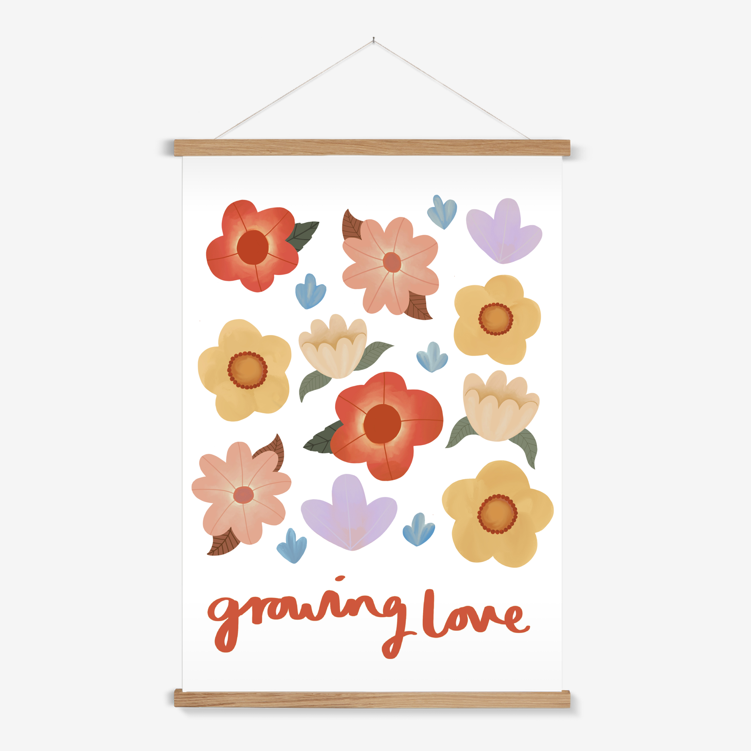 Growing love / Print with Hanger – Kid of the Village